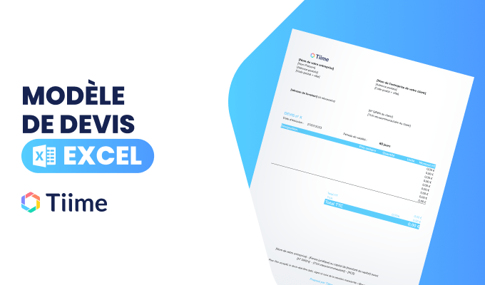 Tiime - Modèle de devis Excel